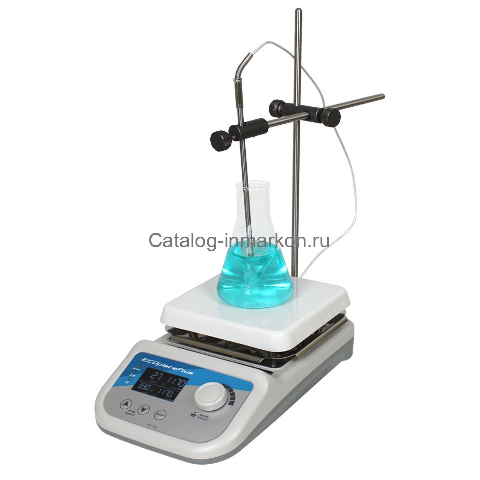 Мешалка магнитная Stegler HS-Pro DT с подогревом, термодатчиком-цена, характеристики, видео ...